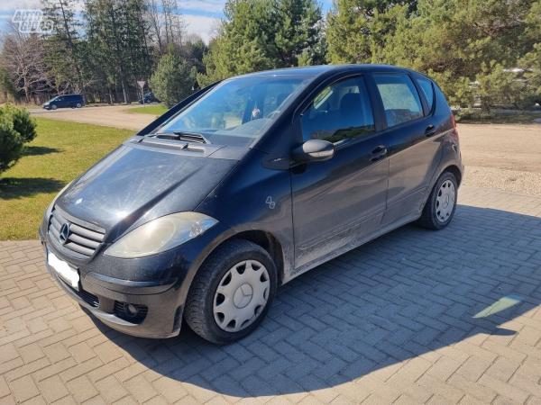 Black Mercedes-Benz A 150 2004 in Siauliai, with an engine capacity of 1.50 L and mileage of 243 thousand km for 300 €, photo 1 on AUTOMOTO.COM.LV