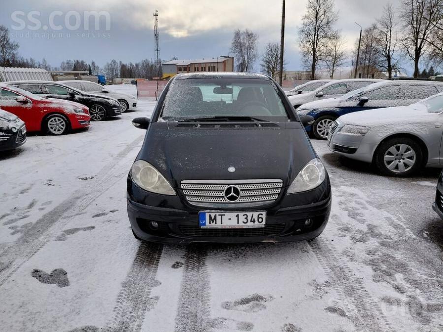 Black Mercedes-Benz A 150 2007 in Talsi, with an engine capacity of 1.50 L and mileage of 250 thousand km for 1470 €, photo 2 on AUTOMOTO.COM.LV