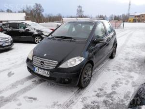Black Mercedes-Benz A 150 2007 in Talsi, with an engine capacity of 1.50 L and mileage of 250 thousand km for 1470 €, photo 3 on AUTOMOTO.COM.LV