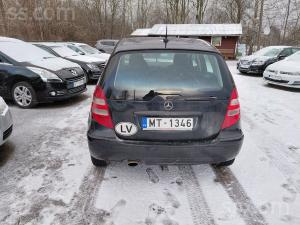Black Mercedes-Benz A 150 2007 in Talsi, with an engine capacity of 1.50 L and mileage of 250 thousand km for 1470 €, photo 5 on AUTOMOTO.COM.LV