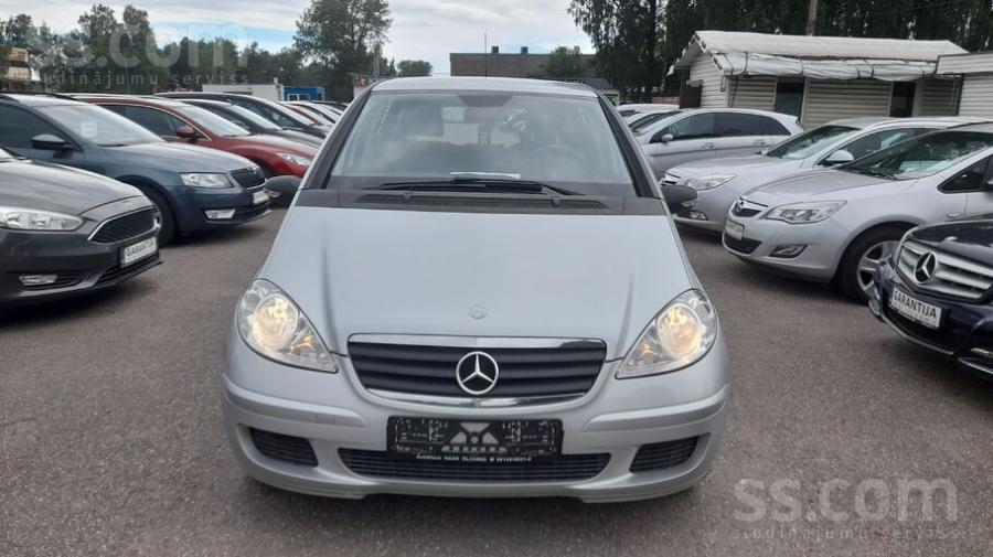 Grey Mercedes-Benz A 150 2004 in Riga, with an engine capacity of 1.50 L and mileage of 163 thousand km for 2900 €, photo 1 on AUTOMOTO.COM.LV