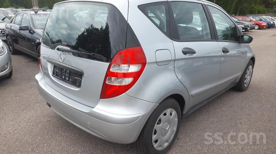 Grey Mercedes-Benz A 150 2004 in Riga, with an engine capacity of 1.50 L and mileage of 163 thousand km for 2900 €, photo 6 on AUTOMOTO.COM.LV