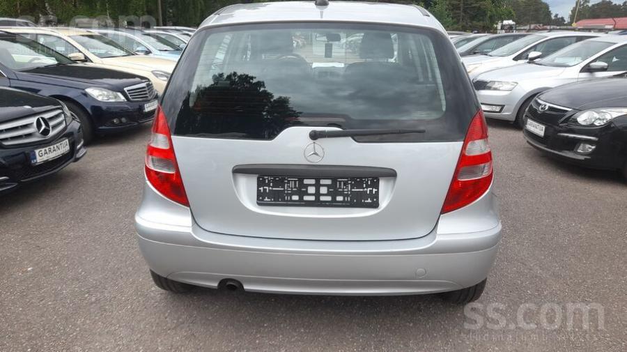 Grey Mercedes-Benz A 150 2004 in Riga, with an engine capacity of 1.50 L and mileage of 163 thousand km for 2900 €, photo 8 on AUTOMOTO.COM.LV