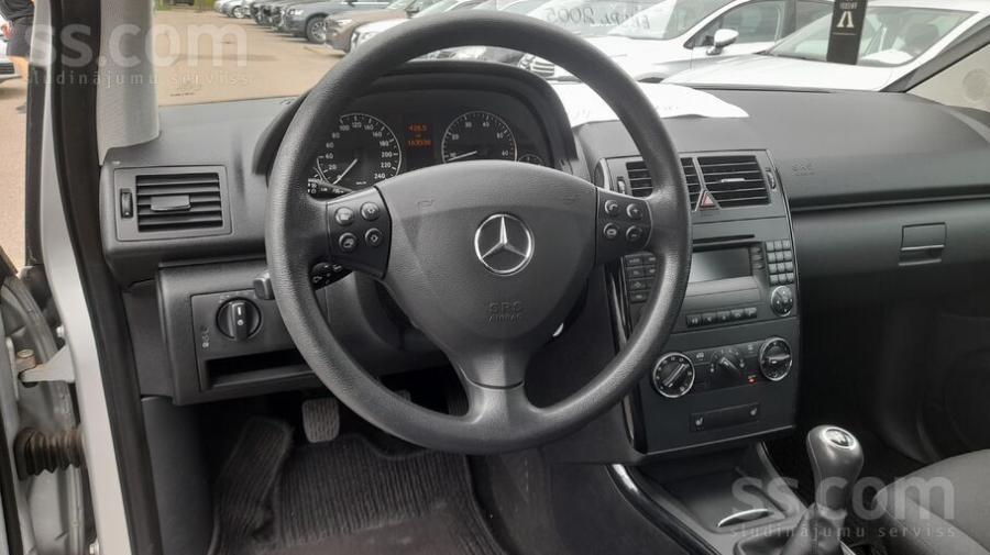 Grey Mercedes-Benz A 150 2004 in Riga, with an engine capacity of 1.50 L and mileage of 163 thousand km for 2900 €, photo 21 on AUTOMOTO.COM.LV