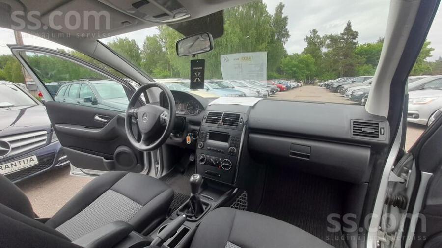 Grey Mercedes-Benz A 150 2004 in Riga, with an engine capacity of 1.50 L and mileage of 163 thousand km for 2900 €, photo 24 on AUTOMOTO.COM.LV