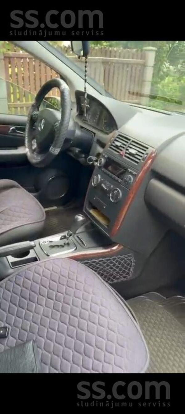 Grey Mercedes-Benz A 150 2005 in Riga, with an engine capacity of 1.50 L and mileage of 180 thousand km for 600 €, photo 7 on AUTOMOTO.COM.LV