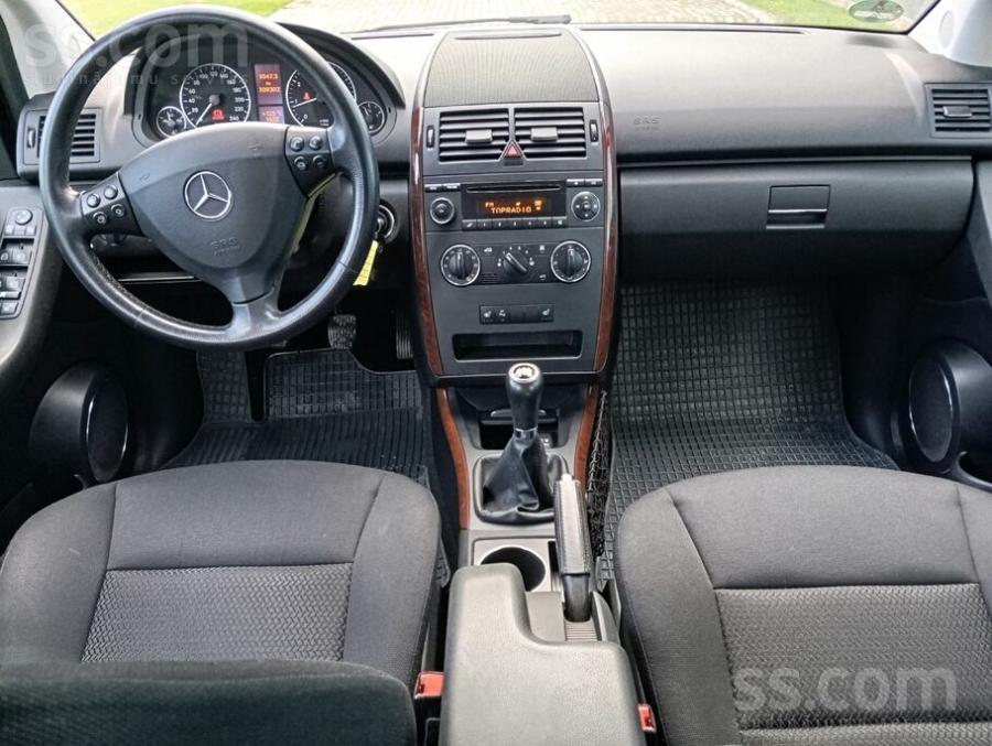 Grey Mercedes-Benz A 150 2007 in Balvi, with an engine capacity of 1.50 L and mileage of 109 thousand km for 2500 €, photo 10 on AUTOMOTO.COM.LV