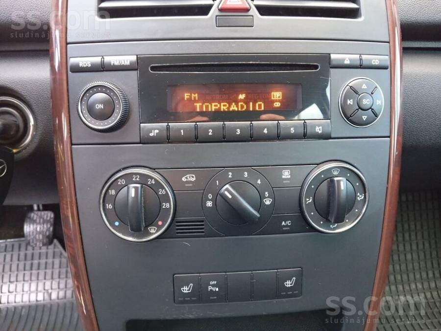 Grey Mercedes-Benz A 150 2007 in Balvi, with an engine capacity of 1.50 L and mileage of 109 thousand km for 2500 €, photo 11 on AUTOMOTO.COM.LV