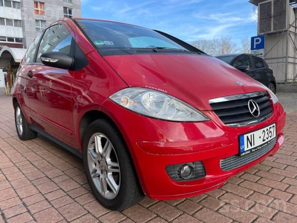 Red Mercedes-Benz A 150 2006 in Riga, with an engine capacity of 1.50 L and mileage of 0 thousand km for 1600 €, photo 1 on AUTOMOTO.COM.LV