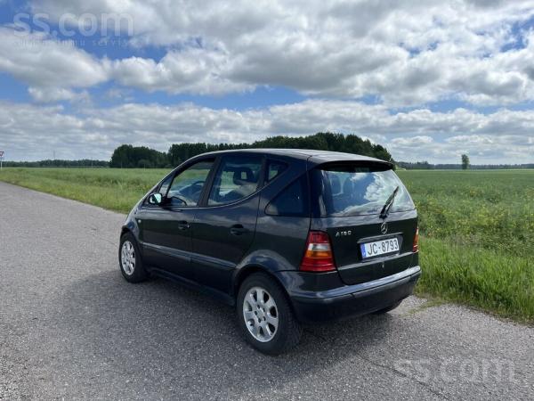 Black Mercedes-Benz A 160 1999 in Talsi, with an engine capacity of 1.60 L and mileage of 220 thousand km for 650 €, photo 4 on AUTOMOTO.COM.LV