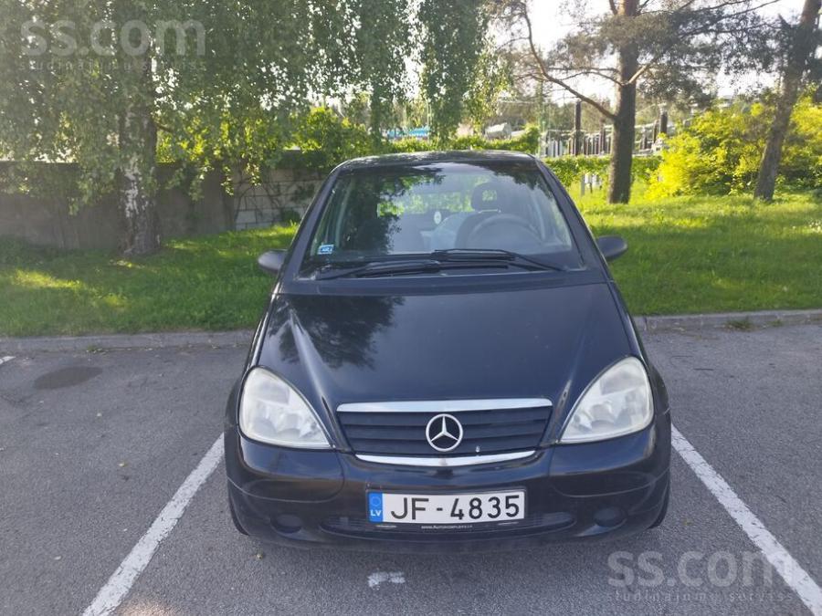 Melns Mercedes-Benz A 160 2000 Rīga, ar dzinēja tilpumu 1.60 L un nobraukumu 182 tūkst. km par 500 €, foto 2 vietnē AUTOMOTO.COM.LV