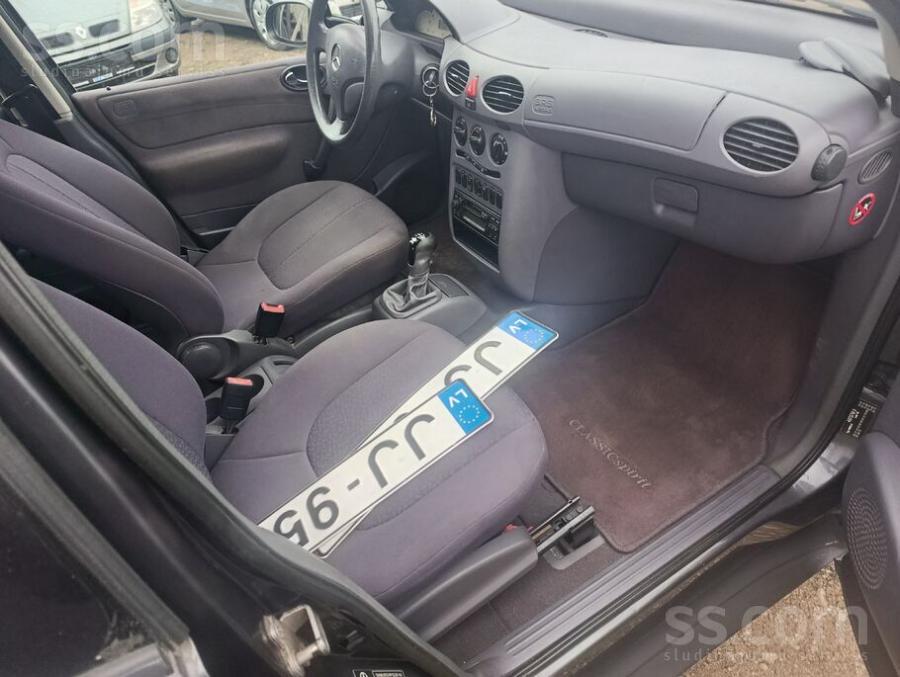 Melns Mercedes-Benz A 160 2000 Rēzekne, ar dzinēja tilpumu 1.60 L un nobraukumu 230 tūkst. km par 500 €, foto 9 vietnē AUTOMOTO.COM.LV