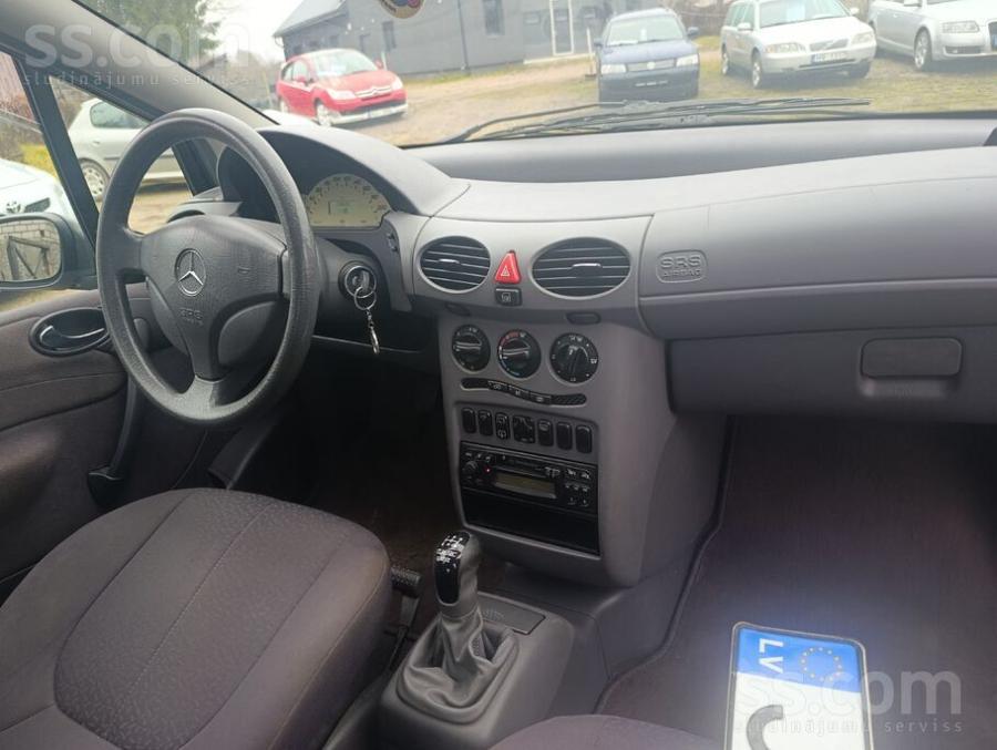 Melns Mercedes-Benz A 160 2000 Rēzekne, ar dzinēja tilpumu 1.60 L un nobraukumu 230 tūkst. km par 500 €, foto 10 vietnē AUTOMOTO.COM.LV