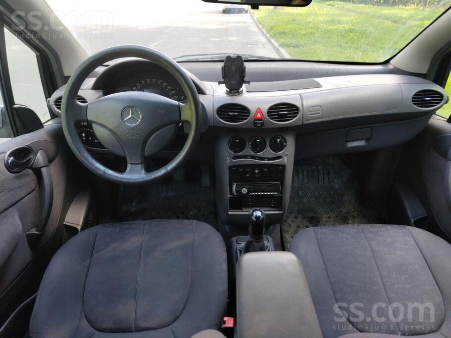 Melns Mercedes-Benz A 160 2000 Rīga, ar dzinēja tilpumu 1.60 L un nobraukumu 240 tūkst. km par 630 €, foto 8 vietnē AUTOMOTO.COM.LV