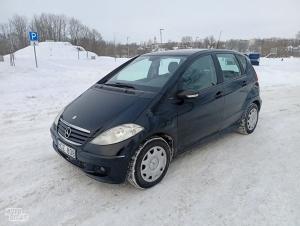 Melns Mercedes-Benz A 160 2005 Viļņa, ar dzinēja tilpumu 2.00 L un nobraukumu 336 tūkst. km par 1200 €, foto  vietnē AUTOMOTO.COM.LV