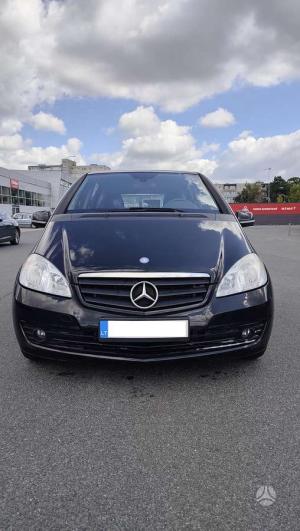 Black Mercedes-Benz A 160 2010 in Vilnius, with an engine capacity of 1.50 L and mileage of 364 thousand km for 2500 €, photo  on AUTOMOTO.COM.LV
