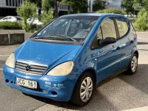 Blue Mercedes-Benz A 160 2001 in Vilnius, with an engine capacity of 1.60 L and mileage of 221 thousand km for 490 €, photo  on AUTOMOTO.COM.LV