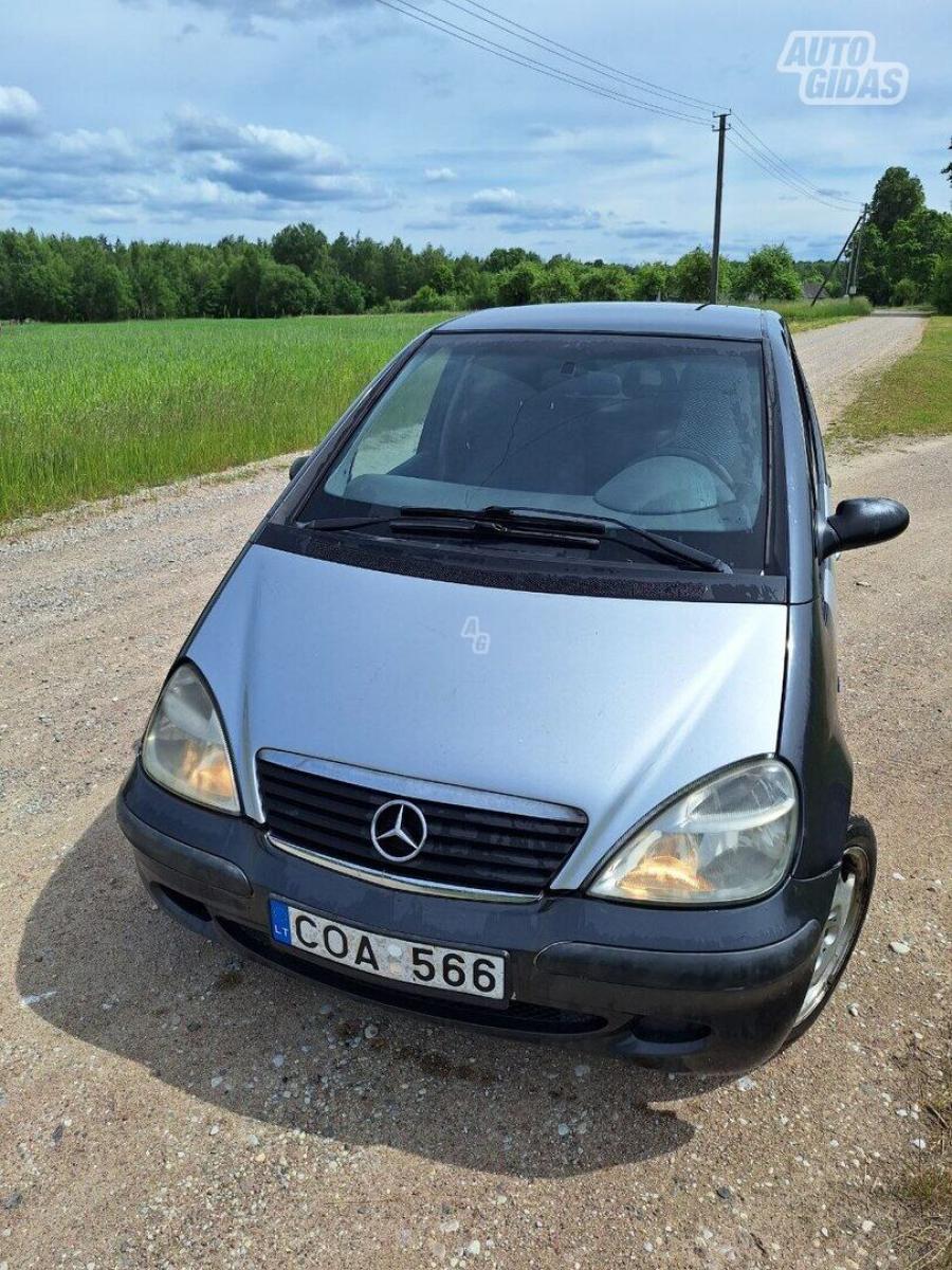 Zils Mercedes-Benz A 160 2001 Viļņa, ar dzinēja tilpumu 1.70 L un nobraukumu 30 tūkst. km par 600 €, foto 1 vietnē AUTOMOTO.COM.LV