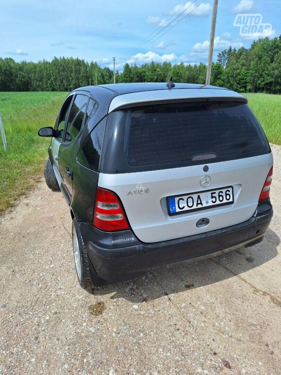 Zils Mercedes-Benz A 160 2001 Viļņa, ar dzinēja tilpumu 1.70 L un nobraukumu 30 tūkst. km par 600 €, foto 6 vietnē AUTOMOTO.COM.LV