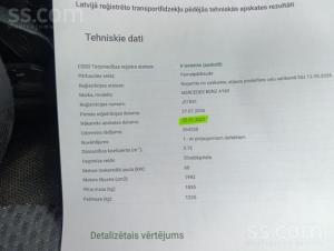 Мерседес А 160 2006 в Резекне, объемом двигателя 2.00 л и пробегом 356 тыс. км за 1550 €, фото 23 на AUTOMOTO.COM.LV