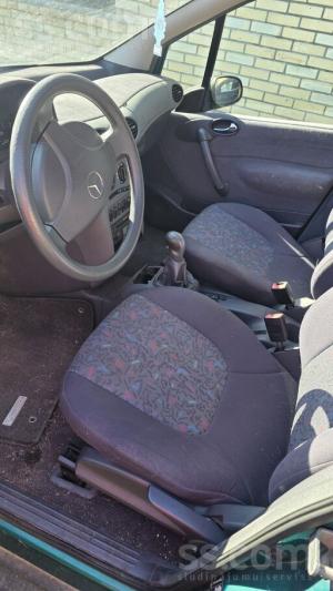 Green Mercedes-Benz A 160 2002 in Jelgava, with an engine capacity of 1.60 L and mileage of 180 thousand km for 700 €, photo 6 on AUTOMOTO.COM.LV