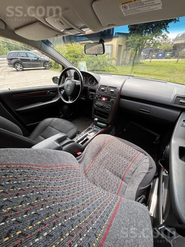 Green Mercedes-Benz A 160 2005 in Jurmala, with an engine capacity of 1.90 L and mileage of 220 thousand km for 1200 €, photo 6 on AUTOMOTO.COM.LV