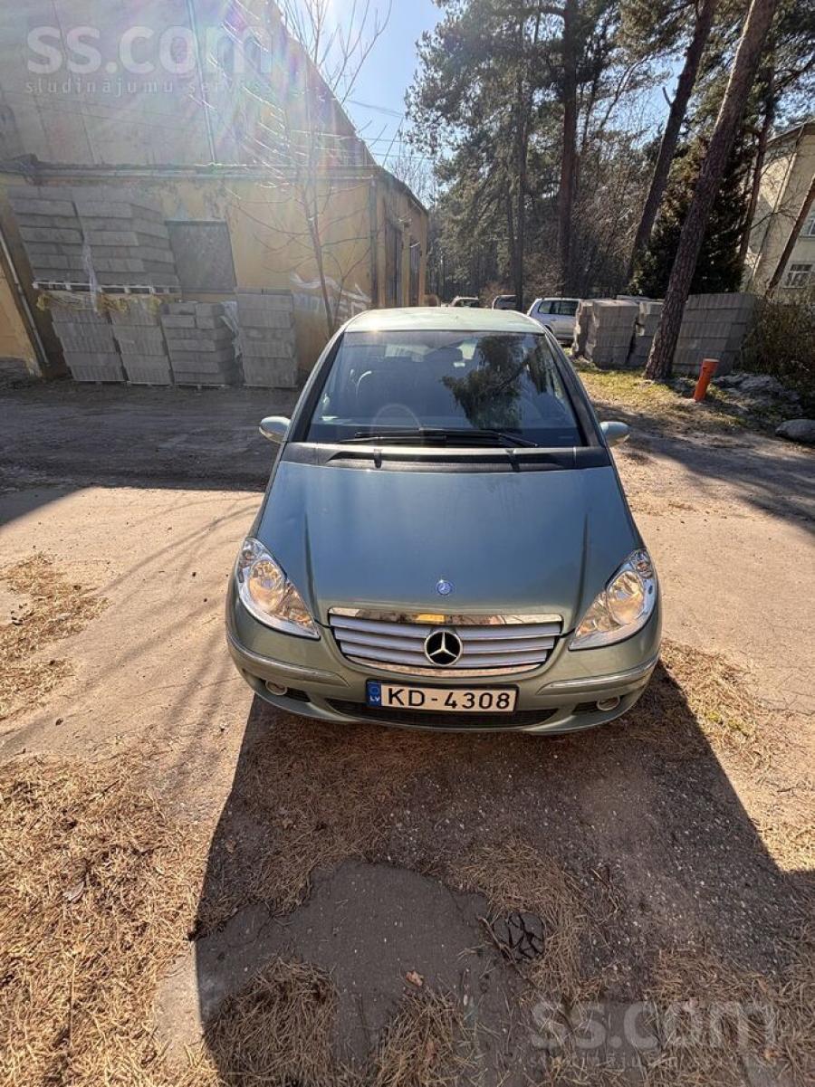 Green Mercedes-Benz A 160 2005 in Jurmala, with an engine capacity of 1.90 L and mileage of 0 thousand km for 1200 €, photo 1 on AUTOMOTO.COM.LV