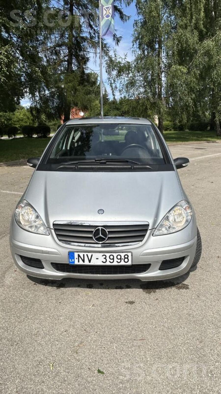 Серый Мерседес А 160 2005 в Бауска, объемом двигателя 2.00 л и пробегом 302 тыс. км за 980 €, фото 7 на AUTOMOTO.COM.LV