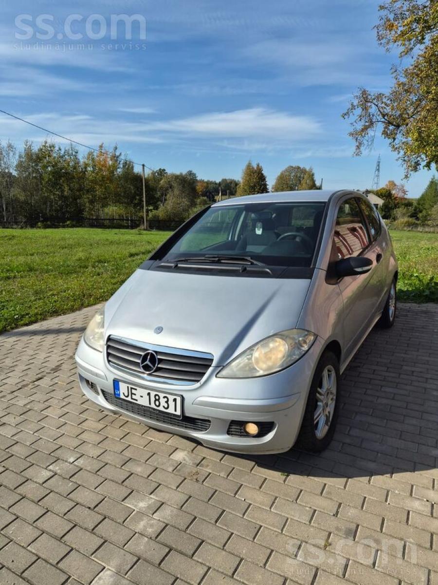 Grey Mercedes-Benz A 160 2006 in Rezekne, with an engine capacity of 2.00 L and mileage of 356 thousand km for 900 €, photo 1 on AUTOMOTO.COM.LV