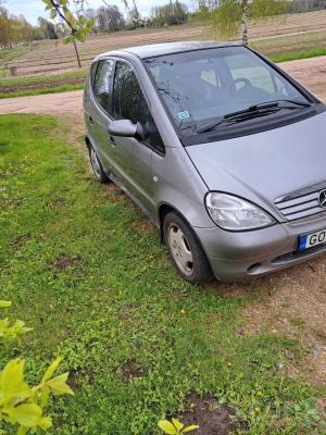 Grey Mercedes-Benz A 160 1999 in Valmiera, with an engine capacity of 1.60 L and mileage of 0 thousand km for 550 €, photo 3 on AUTOMOTO.COM.LV