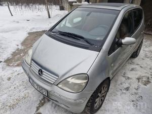 Grey Mercedes-Benz A 160 2002 in Jelgava, with an engine capacity of 1.60 L and mileage of 150 thousand km for 450 €, photo  on AUTOMOTO.COM.LV