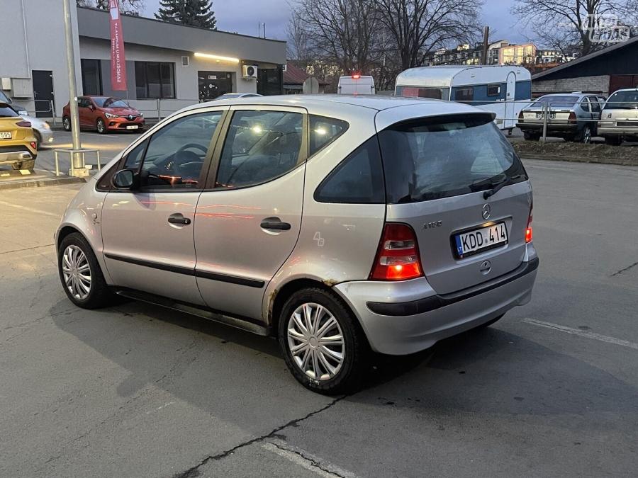 Pelēks Mercedes-Benz A 160 2002 Viļņa, ar dzinēja tilpumu 1.60 L un nobraukumu 188 tūkst. km par 750 €, foto 1 vietnē AUTOMOTO.COM.LV