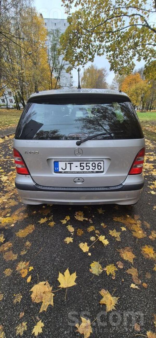 Серый Мерседес А 160 2003 в Рига, объемом двигателя 1.60 л и пробегом 186 тыс. км за 1100 €, фото 4 на AUTOMOTO.COM.LV