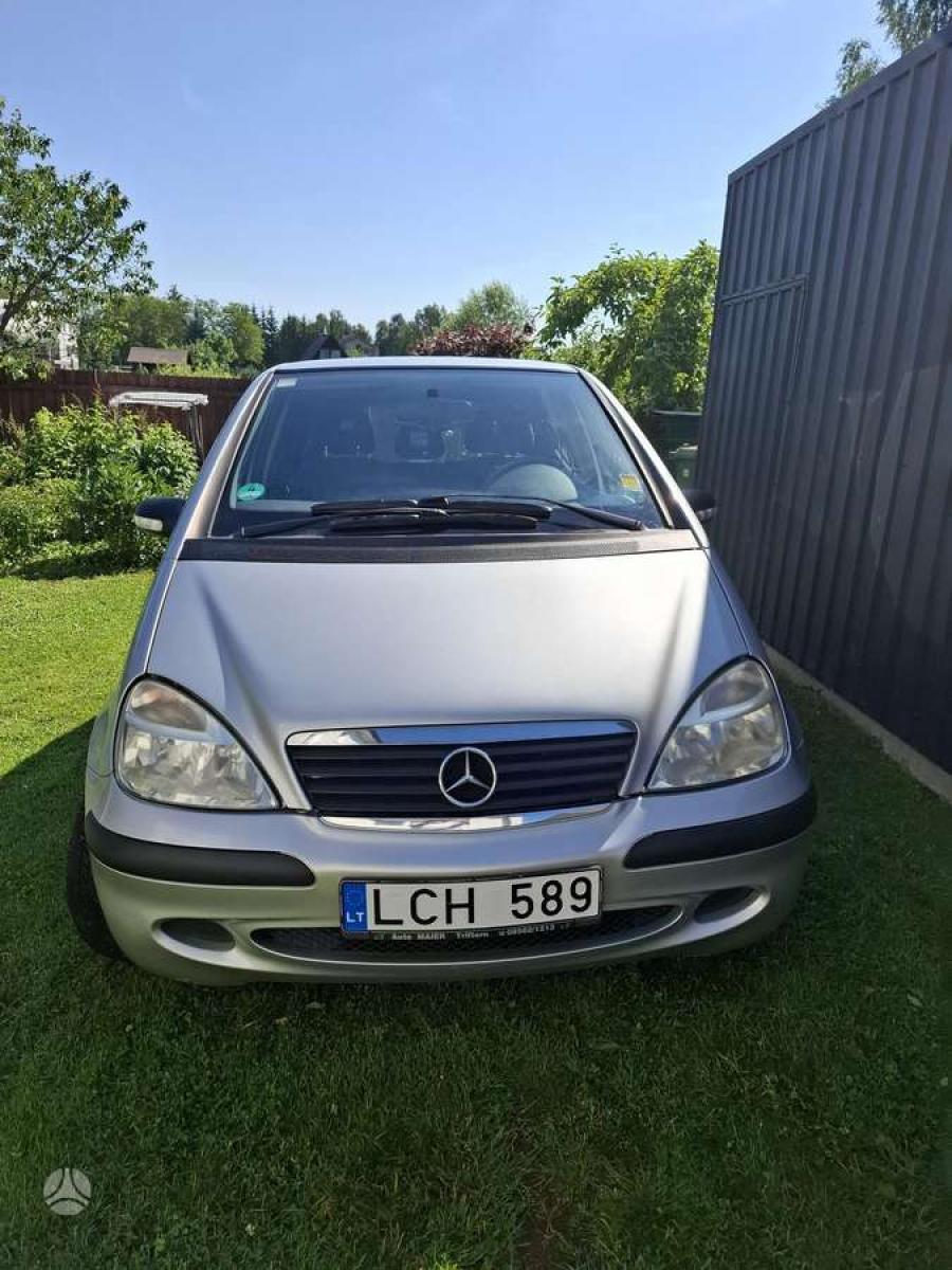 Grey Mercedes-Benz A 160 2004 in Vilnius, with an engine capacity of 1.60 L and mileage of 158 thousand km for 1300 €, photo 3 on AUTOMOTO.COM.LV