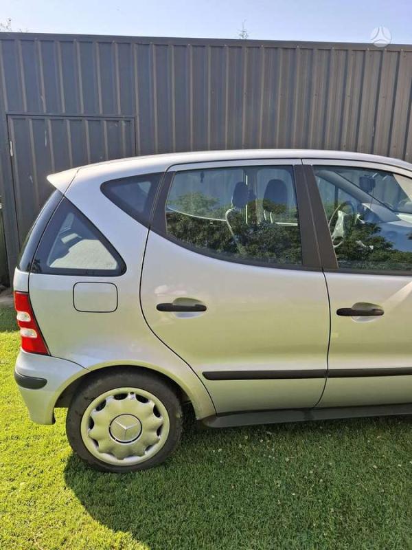 Grey Mercedes-Benz A 160 2004 in Vilnius, with an engine capacity of 1.60 L and mileage of 158 thousand km for 1300 €, photo 4 on AUTOMOTO.COM.LV