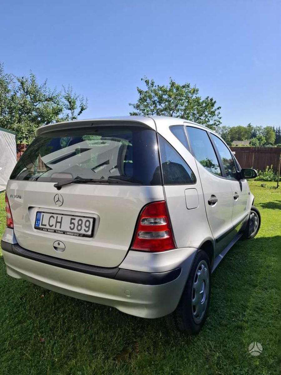 Grey Mercedes-Benz A 160 2004 in Vilnius, with an engine capacity of 1.60 L and mileage of 158 thousand km for 1300 €, photo 7 on AUTOMOTO.COM.LV