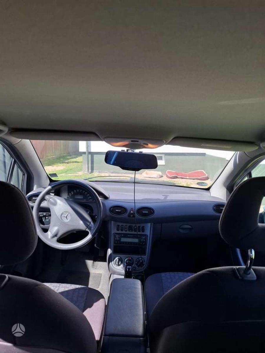 Grey Mercedes-Benz A 160 2004 in Vilnius, with an engine capacity of 1.60 L and mileage of 158 thousand km for 1300 €, photo 21 on AUTOMOTO.COM.LV
