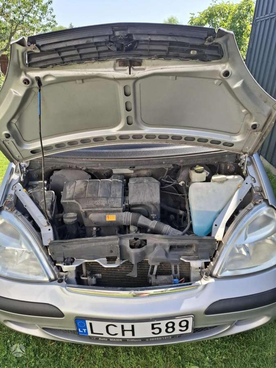 Grey Mercedes-Benz A 160 2004 in Vilnius, with an engine capacity of 1.60 L and mileage of 158 thousand km for 1300 €, photo 25 on AUTOMOTO.COM.LV