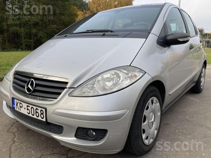 Grey Mercedes-Benz A 160 2005 in Riga, with an engine capacity of 1.90 L and mileage of 374 thousand km for 1250 €, photo 1 on AUTOMOTO.COM.LV