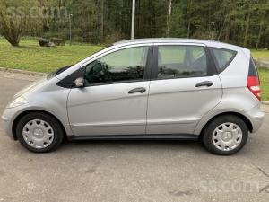 Grey Mercedes-Benz A 160 2005 in Riga, with an engine capacity of 1.90 L and mileage of 374 thousand km for 1250 €, photo 5 on AUTOMOTO.COM.LV