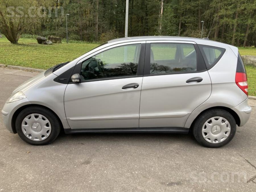Grey Mercedes-Benz A 160 2005 in Riga, with an engine capacity of 1.90 L and mileage of 374 thousand km for 1250 €, photo 5 on AUTOMOTO.COM.LV