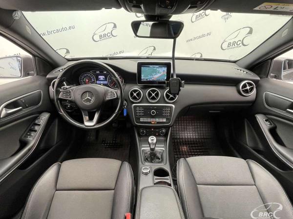 Grey Mercedes-Benz A 160 2015 in Vilnius, with an engine capacity of 1.46 L and mileage of 99 thousand km for 7900 €, photo 4 on AUTOMOTO.COM.LV