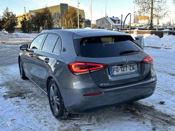 Grey Mercedes-Benz A 160 2019 in Taurage, with an engine capacity of 1.33 L and mileage of 37 thousand km for 16900 €, photo 4 on AUTOMOTO.COM.LV