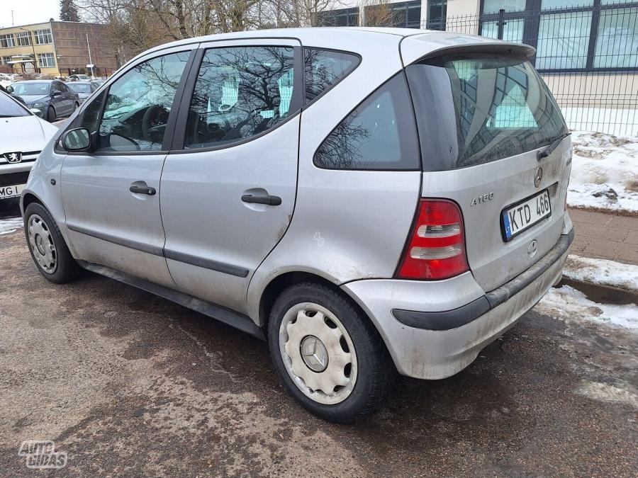 Mercedes-Benz A 160 2003 in Vilnius, with an engine capacity of 1.70 L and mileage of 216 thousand km for 650 €, photo 4 on AUTOMOTO.COM.LV
