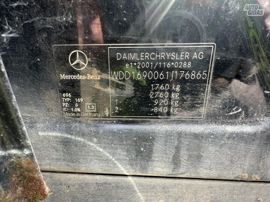 Mercedes-Benz A 160 2006 Šauļi, ar dzinēja tilpumu 2.00 L un nobraukumu 0 tūkst. km par 229 €, foto 10 vietnē AUTOMOTO.COM.LV