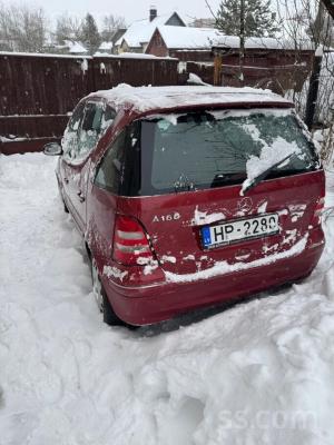 Sarkans Mercedes-Benz A 160 2001 Krāslava, ar dzinēja tilpumu 1.60 L un nobraukumu 200 tūkst. km par 500 €, foto 3 vietnē AUTOMOTO.COM.LV