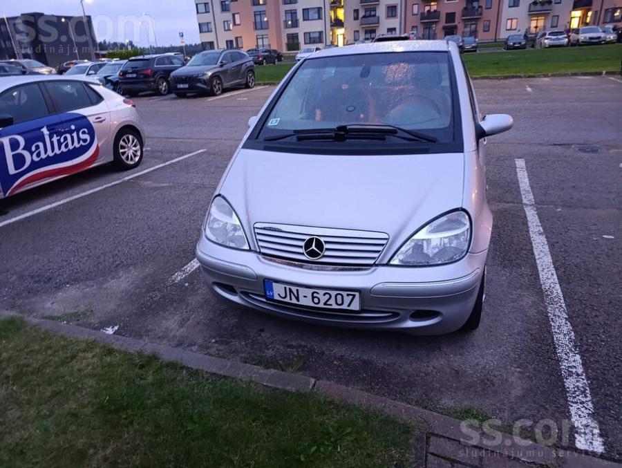 Mercedes-Benz A 160 2001 Rīga, ar dzinēja tilpumu 1.60 L un nobraukumu 179 tūkst. km par 1250 €, foto 1 vietnē AUTOMOTO.COM.LV