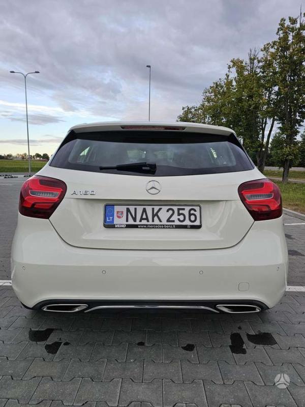 Balts Mercedes-Benz A 160 2016 Kauņa, ar dzinēja tilpumu 1.60 L un nobraukumu 108 tūkst. km par 12500 €, foto 3 vietnē AUTOMOTO.COM.LV