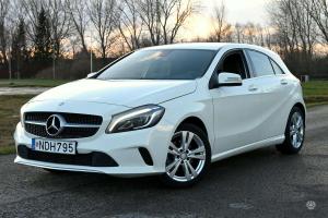 White Mercedes-Benz A 160 2017 in Kretinga, with an engine capacity of 1.60 L and mileage of 43 thousand km for 15999 €, photo 3 on AUTOMOTO.COM.LV