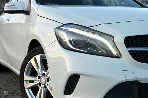White Mercedes-Benz A 160 2017 in Kretinga, with an engine capacity of 1.60 L and mileage of 43 thousand km for 15999 €, photo 7 on AUTOMOTO.COM.LV